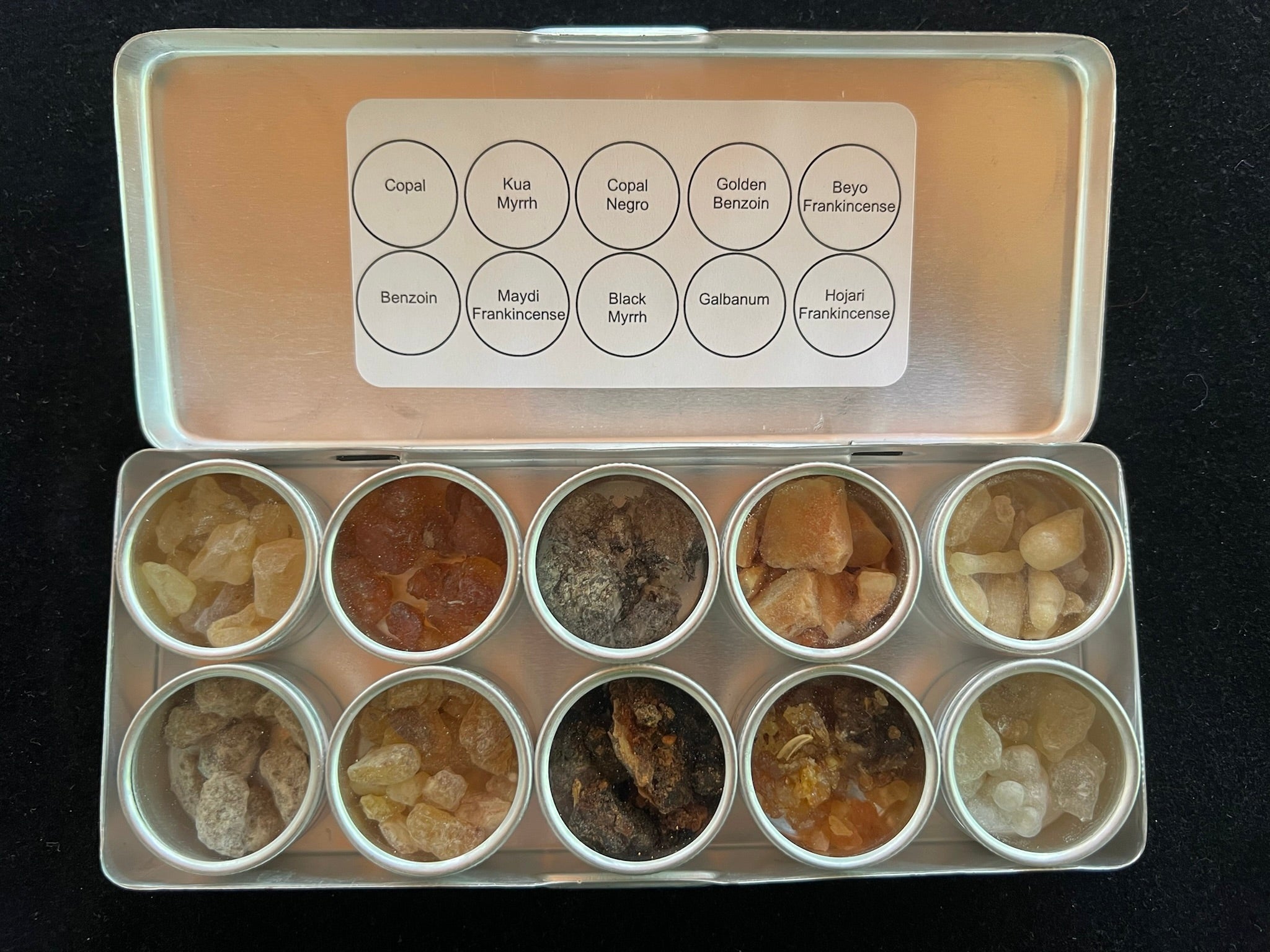 Assorted Resin Incense Sampler | 10 different samples | .15 ounces eac ...
