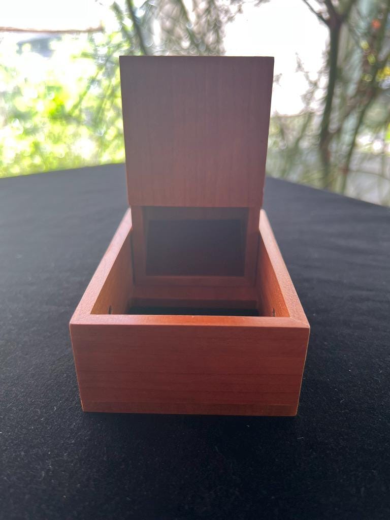 Tibetan Mö Dice Rolling Box | Wood | Divination | 4.75 in x 3.25 in x ...