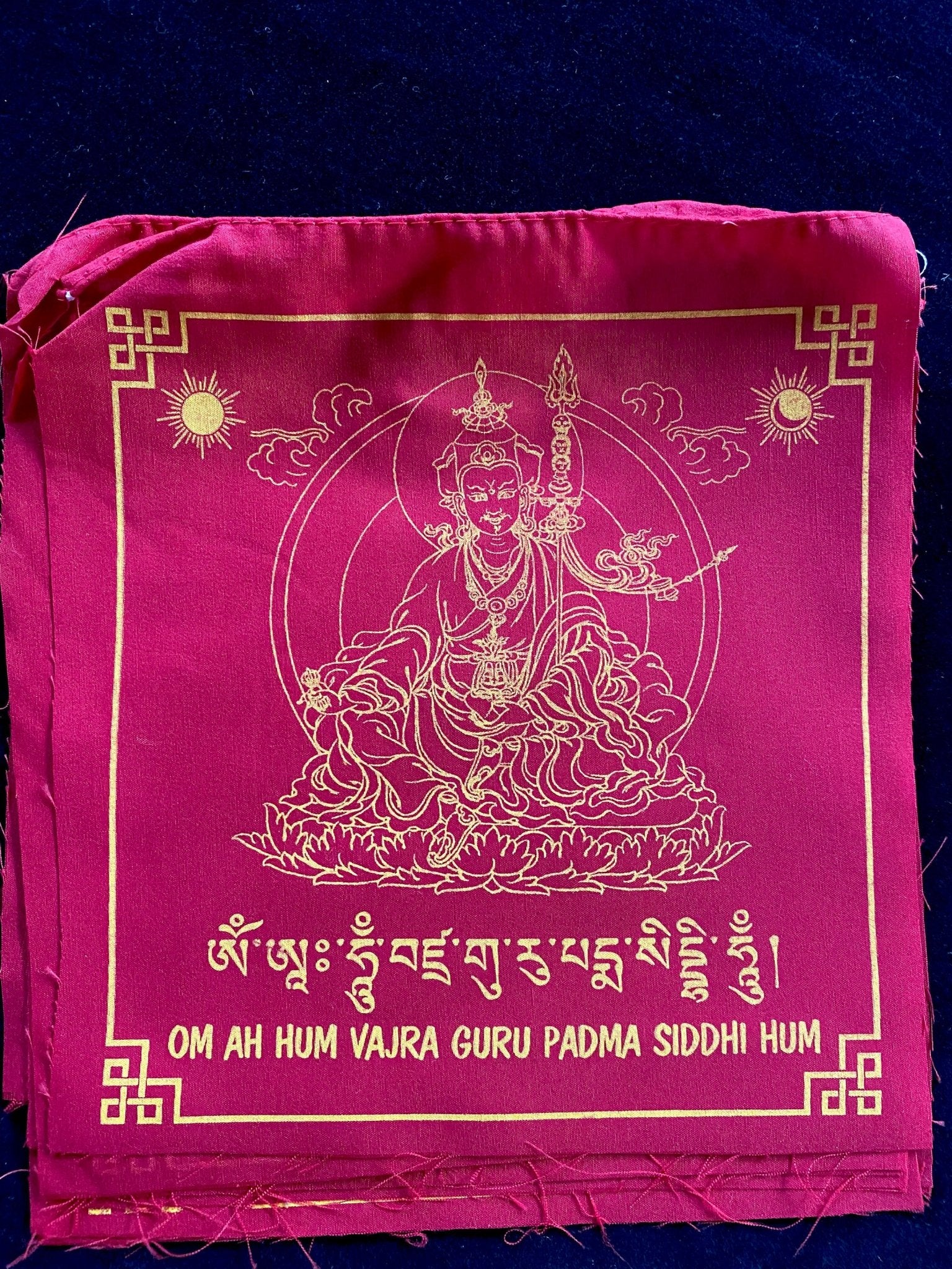 Guru Rinpoche Prayer Flags | Tibetan Prayer Flags | 8in x 8in | 1 set ...