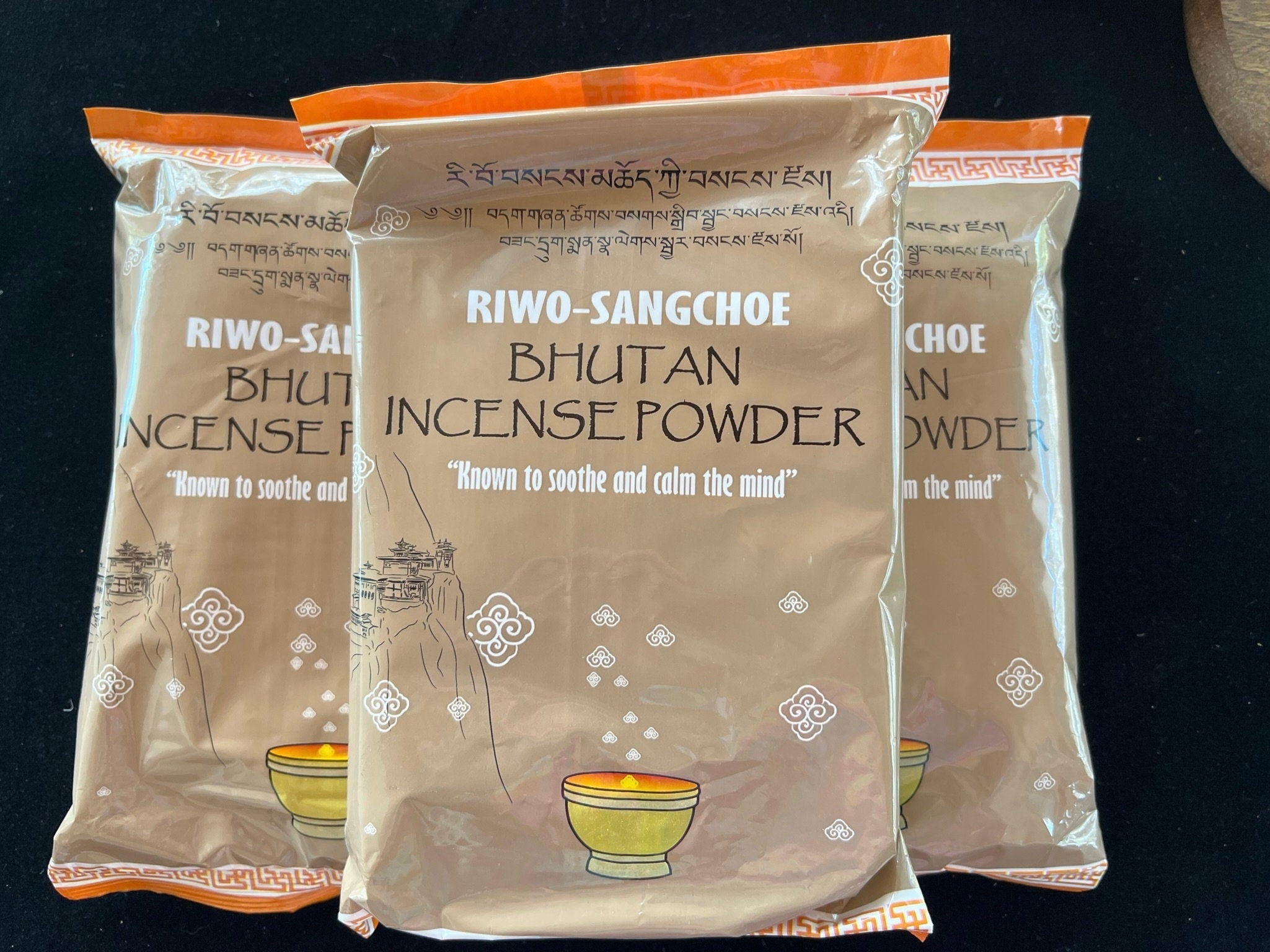 Riwo Sangchoe Bhutanese Incense powder | Tibetan Incense | Aprox 300 g ...