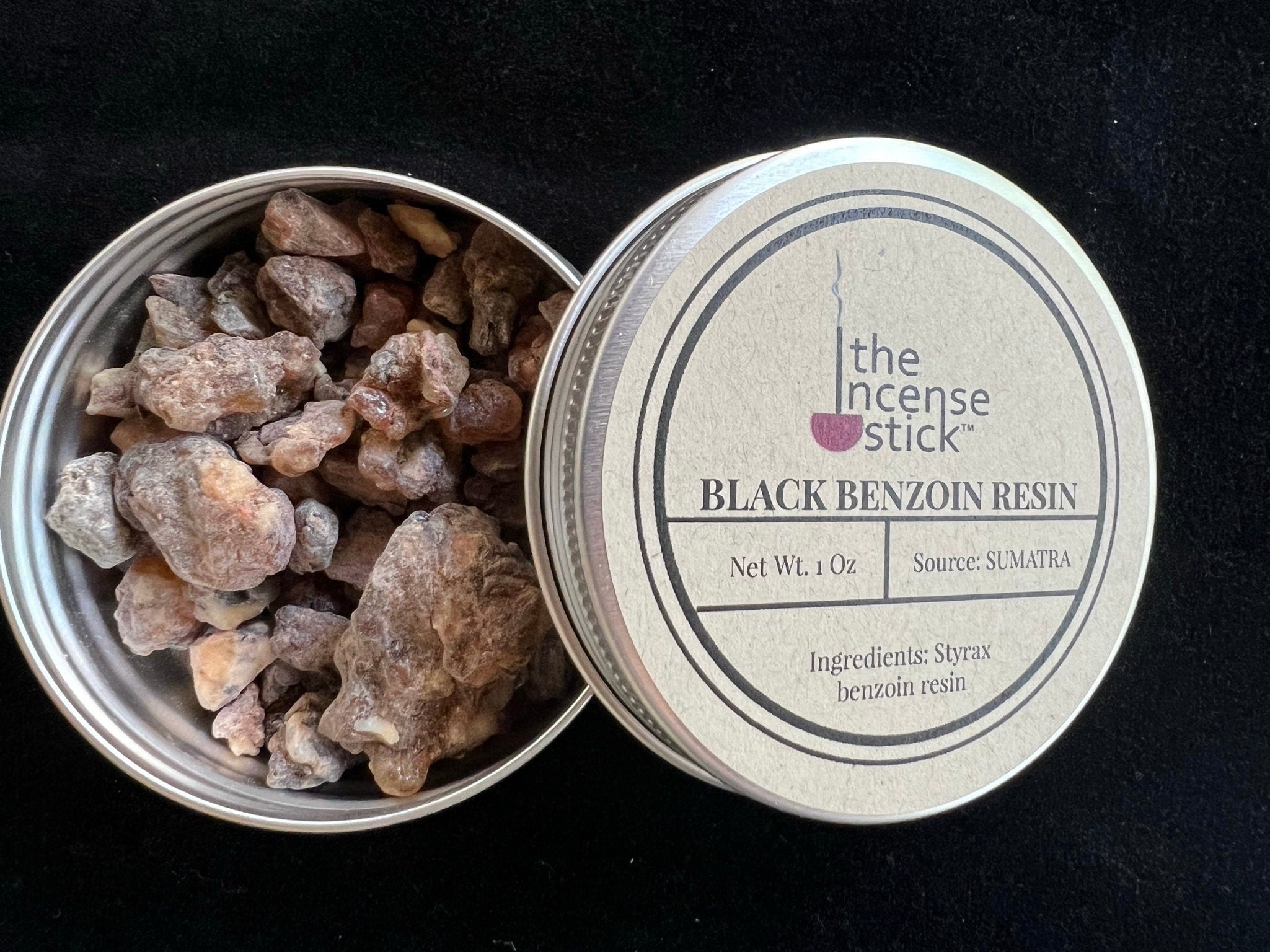 Black Benzoin Resin | 1 ounce | Natural Tree Resin | 100% Natural Styr ...